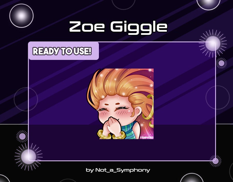 League of Legends Zoe Giggle Emote for Twitch and Discord - Etsy