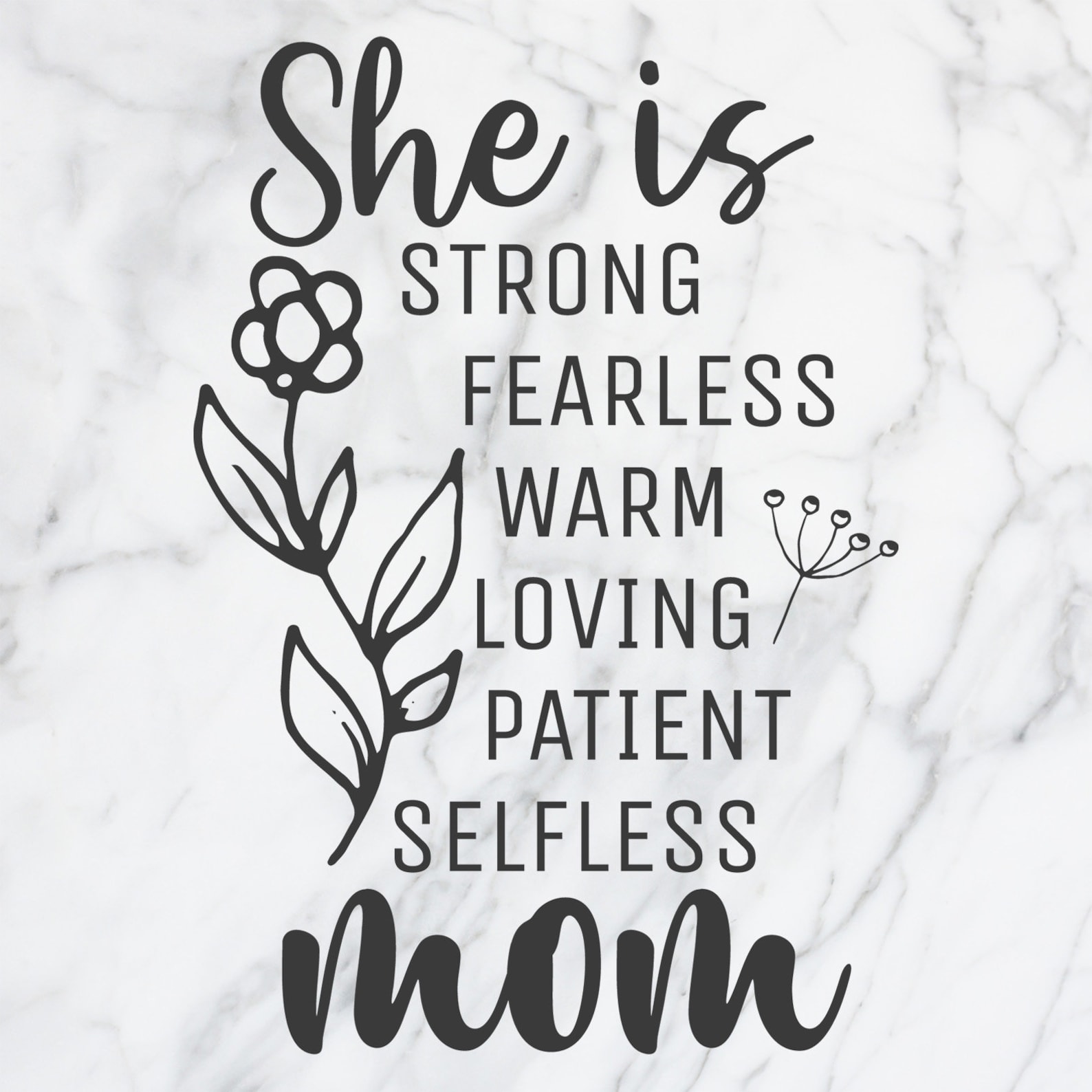 She is Mom Svg| She is Strong Svg| Mom Inspiration| Mom Life| Mom Gift ...