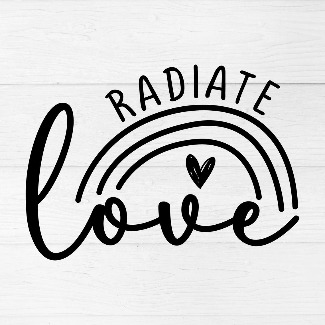 Radiate Love Svg, Gratitude SVG, Love SVG, Mom Svg, Mom Life Svg, Mama ...