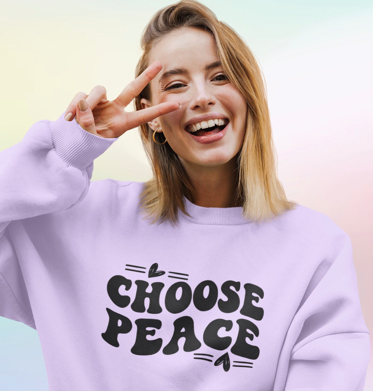 Choose Peace Svg| Choose Peace Png| Peace Svg| Peace PNG| Retro Svg ...