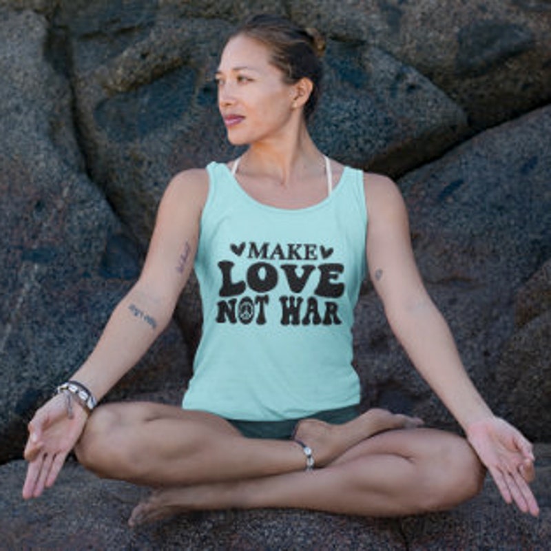 Make Love Not War - Etsy