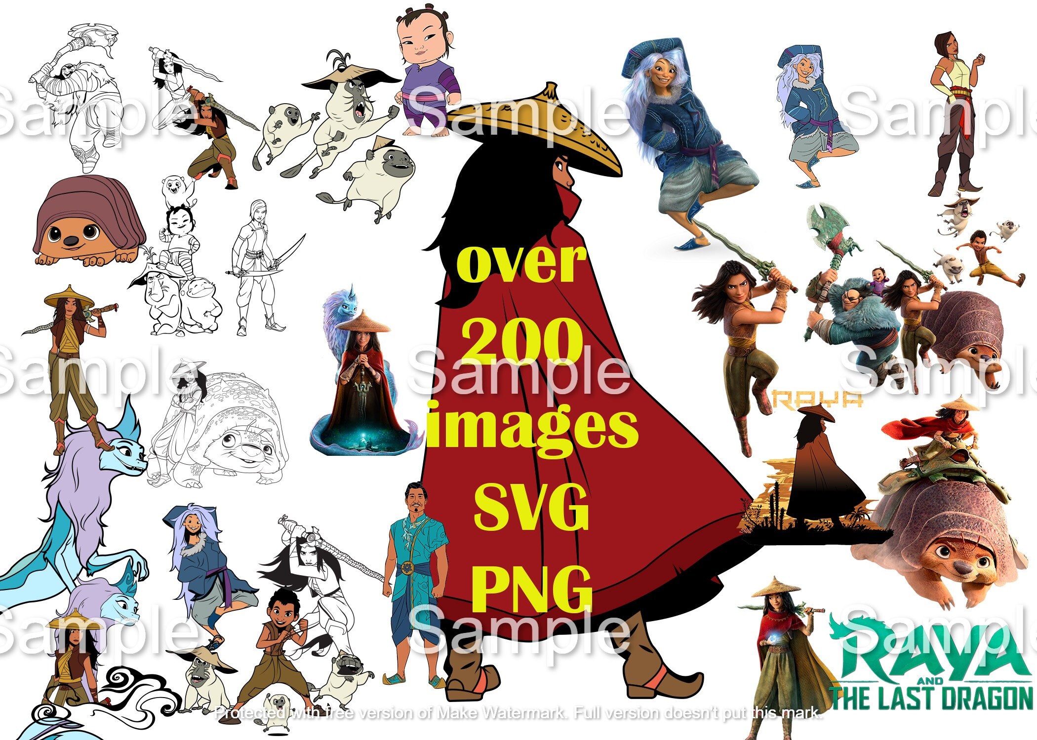 Raya and the Last Dragon Images in SVG and PNG - Etsy