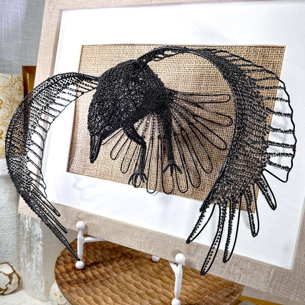 Crow Wire Sculpture - Etsy