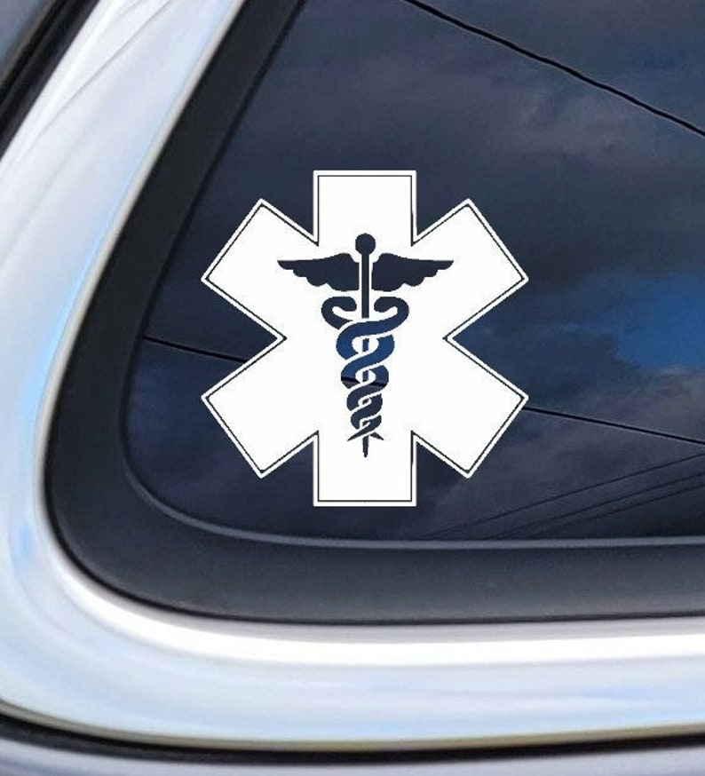 EMT Symbol Bumper Sticker Vinyl Decal - Etsy