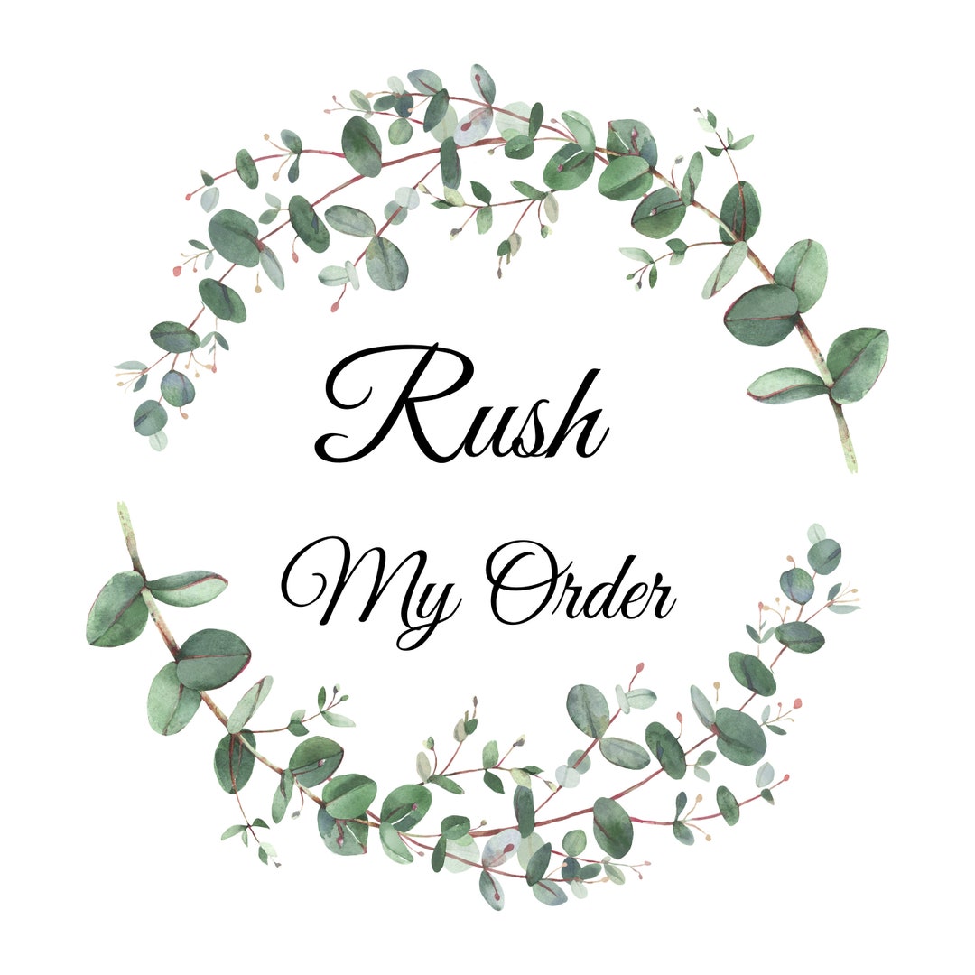 RUSH MY ORDER: Ships Next Day - Etsy