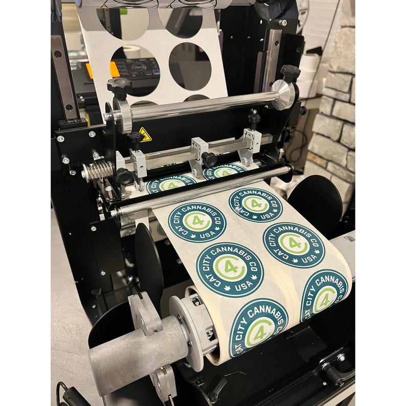 Custom Logo Stickers on Roll: Gloss Weatherproof Labels - Etsy