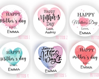 Custom Happy Valentine's Day Stickers, Personalized Valentines Day ...