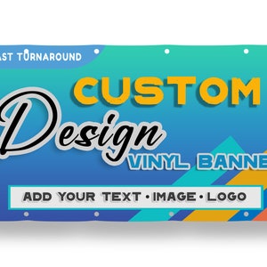 Full Color Custom Vinyl Banners - Fast Shipping - Etsy