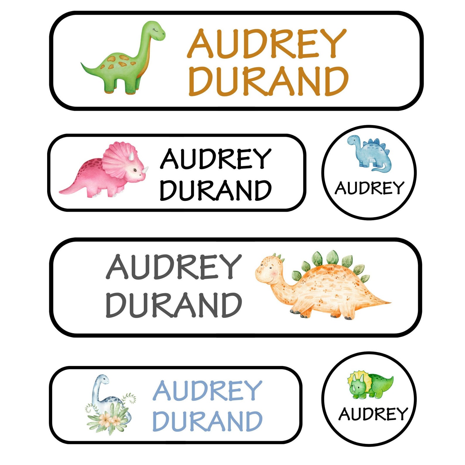 Boys Name Labels School Supply Stickers Waterproof Labels - Etsy