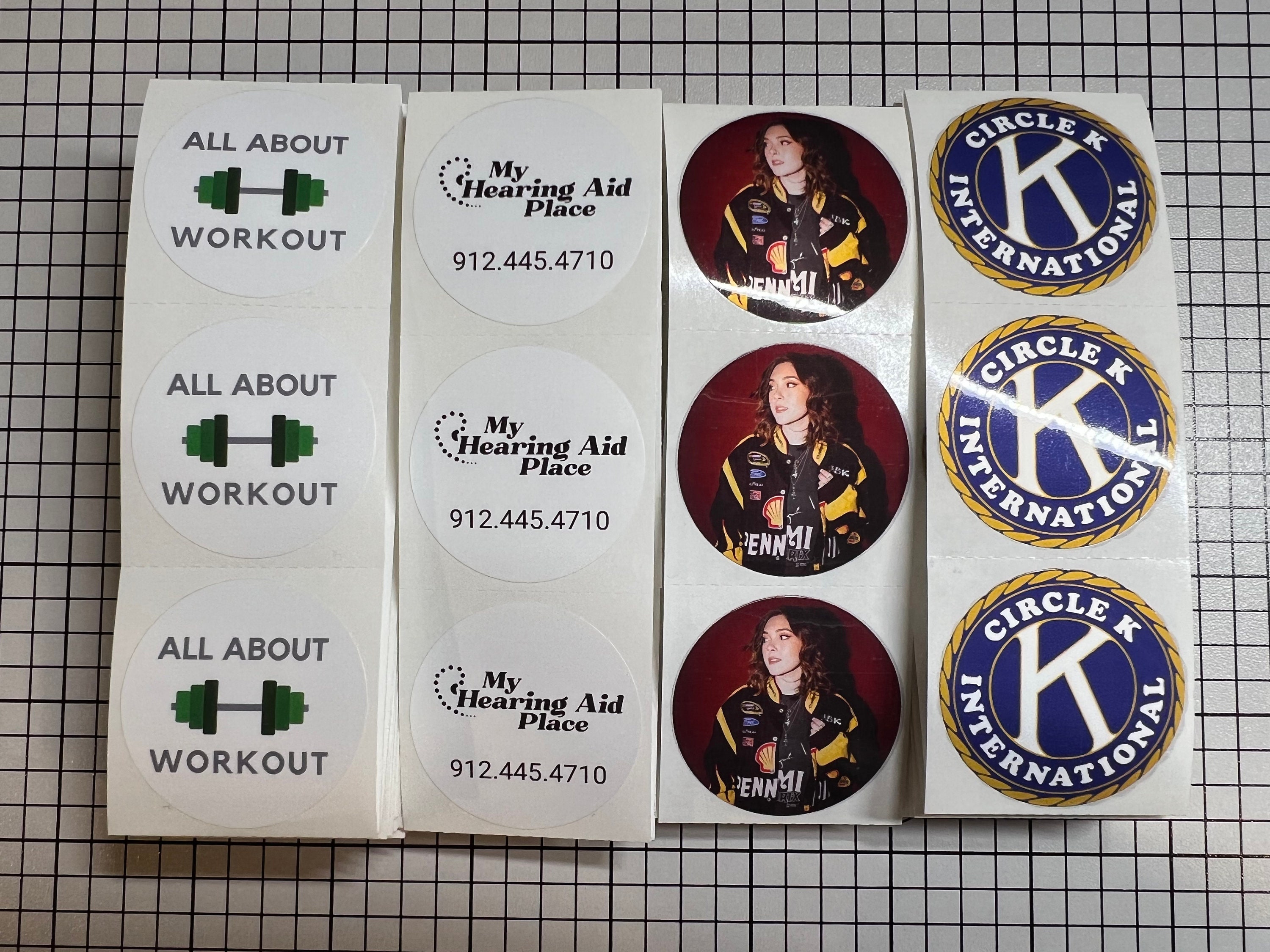 Custom Logo Stickers on Roll: Gloss Weatherproof Labels - Etsy