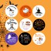 Custom Halloween Stickers / Candy / Halloween Stickers / Pumpkin ...