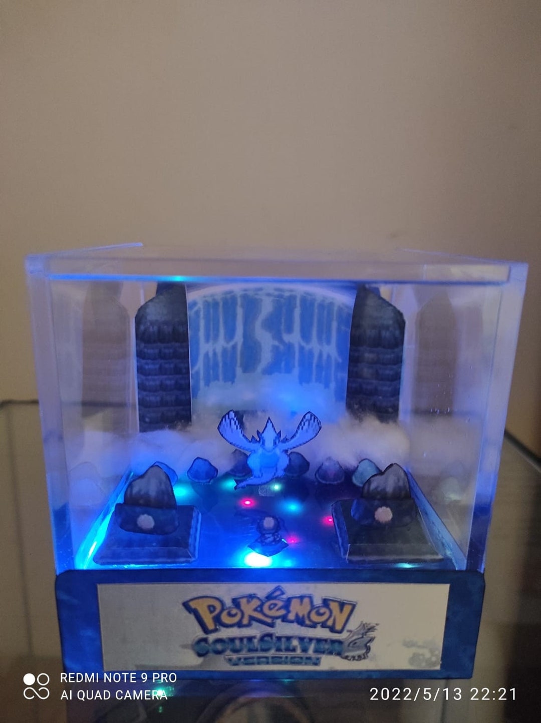 Diorama Lugia 3D Pokemon Cube With Resin LED - Etsy