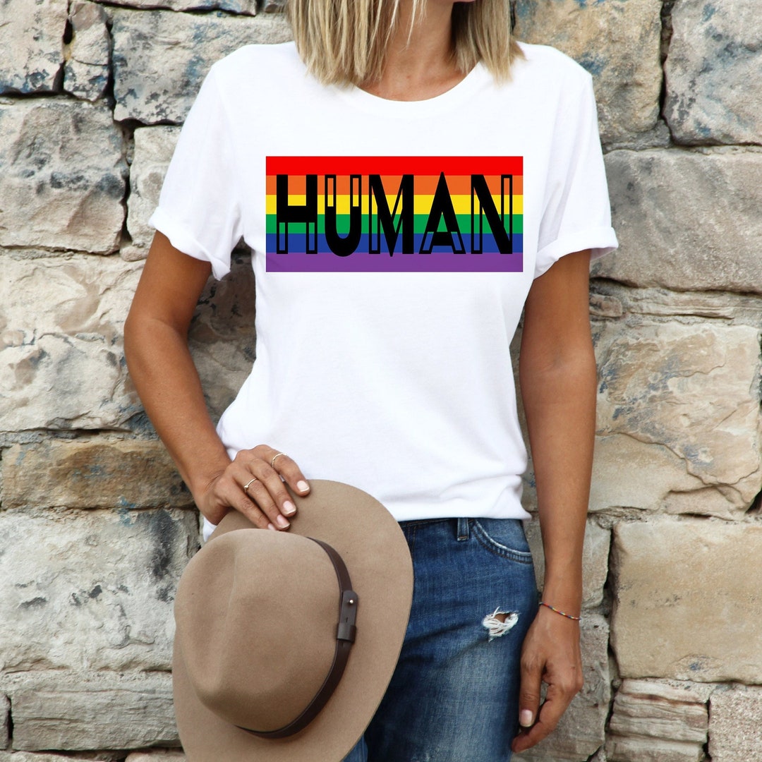 Human Pride Svg Pride Month Svg LGBT Svg Gay Pride Svg LGBTQ Rainbow ...