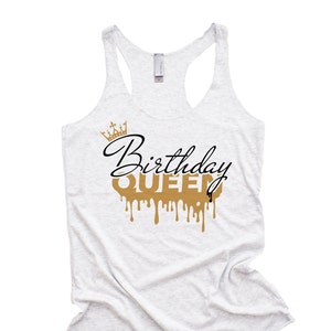 Birthday Queen Drip SVG | Happy Birthday SVG | Gold Happy Birthday SVG ...
