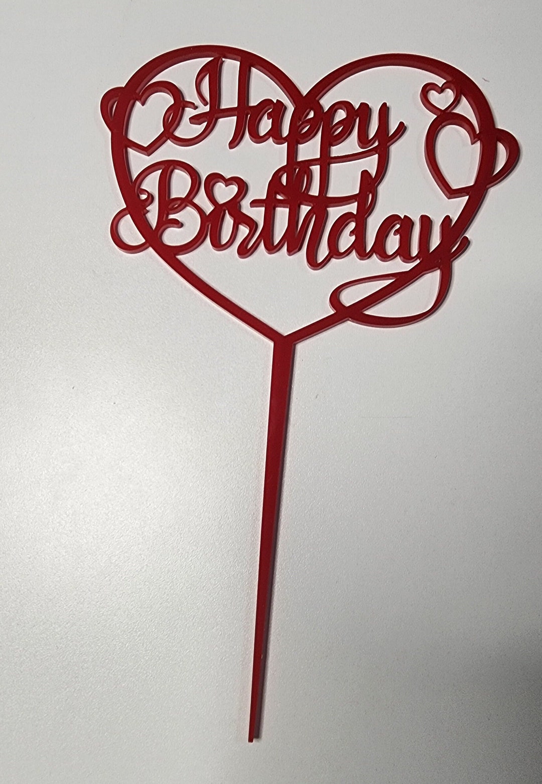 Happy Birthday Cake Topper - Etsy