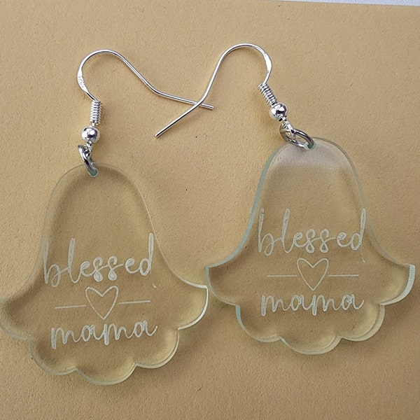 Blessed Mother Earrings - Etsy