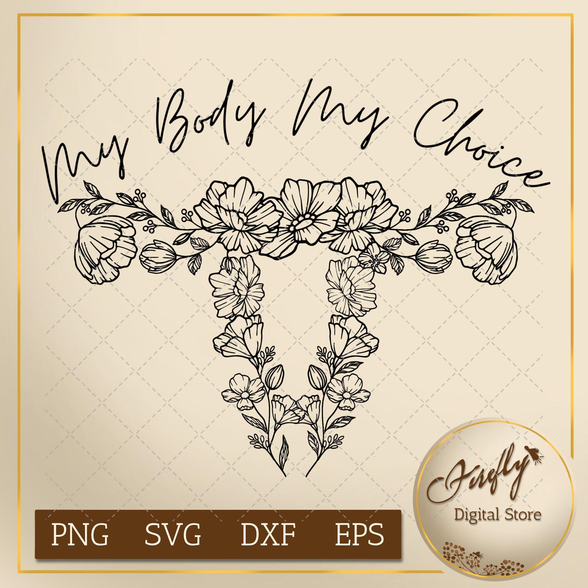 Floraler Uterus Svg Uterus mit Blumen Svg Blumen Svg My | Etsy Österreich