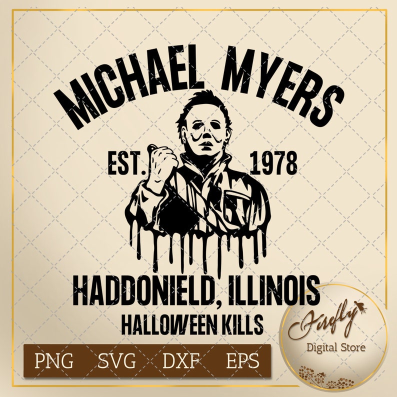 Michael Myers SVG Halloween Graphics Halloween Svg Michael - Etsy