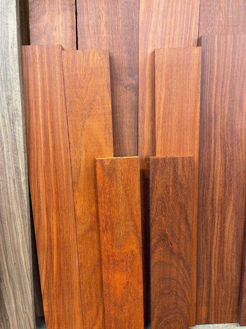Padauk S3S Lumber Planks Board Lumber 4/4 Exotic Wood Boards - Etsy