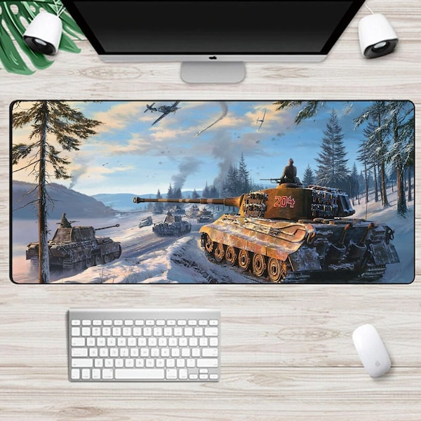 Tiger Tank Mouse Pad - Etsy