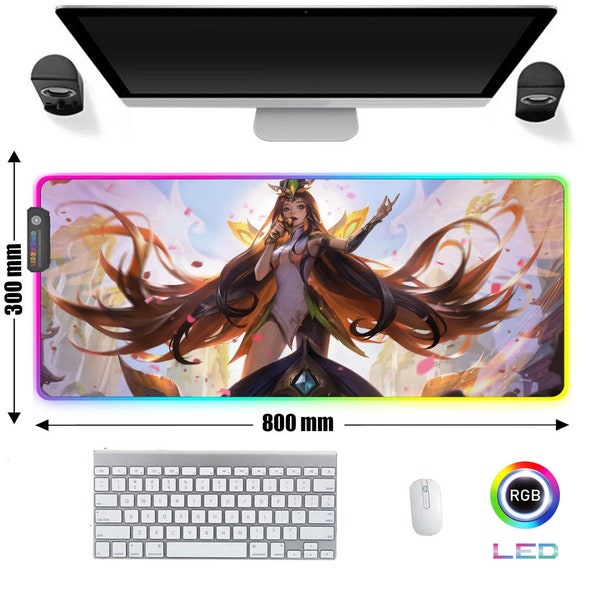 Led Waifu Mousepad - Etsy