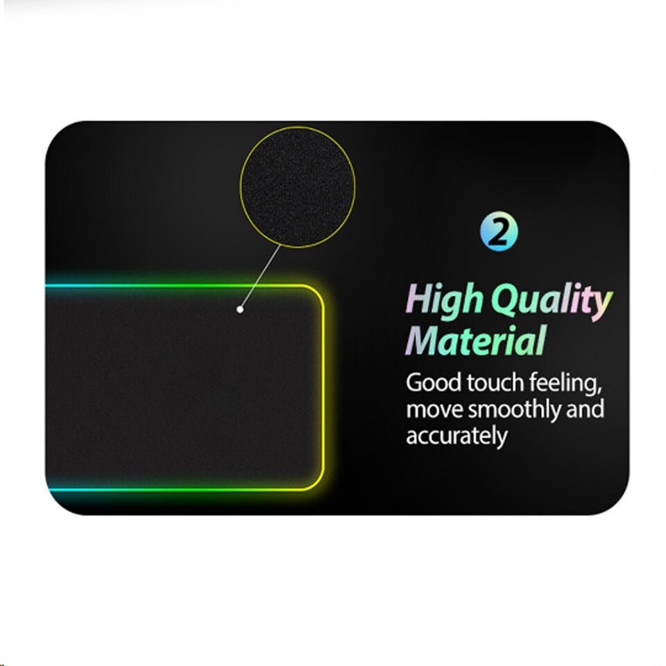 Big Led Rgb Gaming Mousepad 600x350mm Harry Cartoon Map City Design Gamer Mausunterlage Xxl