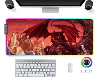 Dragon Led Mouse Mat | Etsy