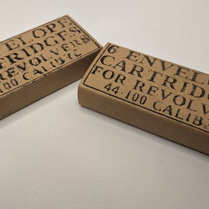 Paper Cartridge Boxes, .44 Caliber, for Black Powder Percussion ...