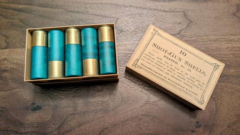 Cartridge Box: All-plastic Shotgun Shell, 10-round, 1870s Vintage Style ...