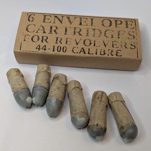 Paper Cartridge Boxes, .44 Caliber, for Black Powder Percussion ...