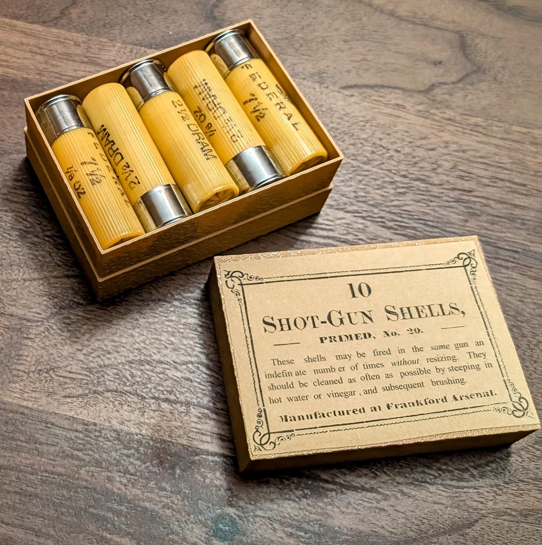 Cartridge Box: All-plastic Shotgun Shell, 10-round, 1870s Vintage Style ...