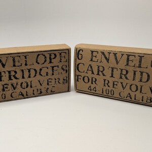 Paper Cartridge Boxes, .44 Caliber, for Black Powder Percussion ...