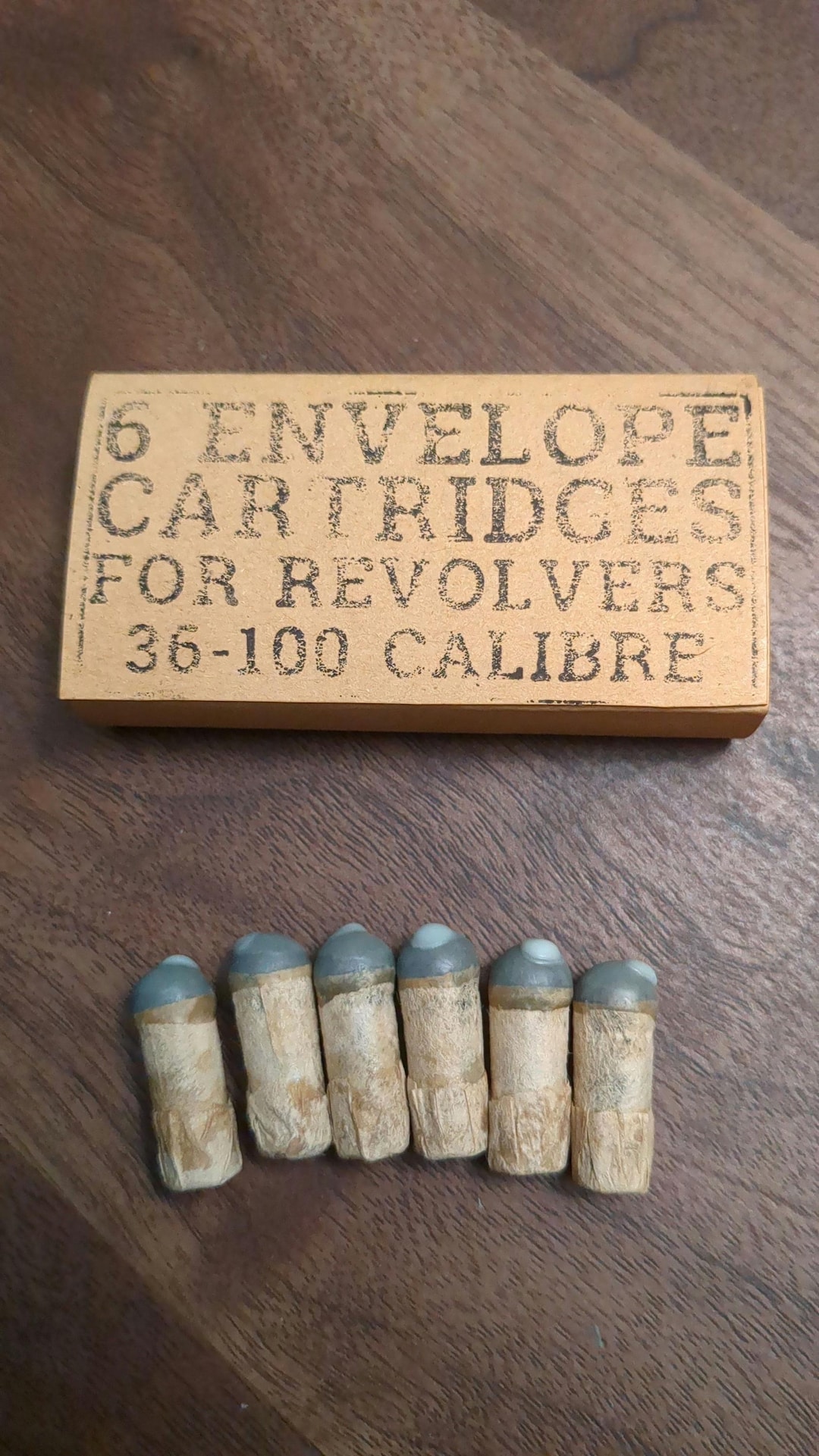 Paper Cartridge Boxes, .36 Caliber, for Black Powder or Percussion ...