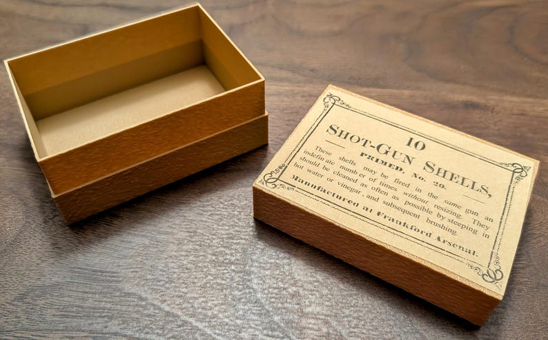 Cartridge Box: All-plastic Shotgun Shell, 10-round, 1870s Vintage Style ...