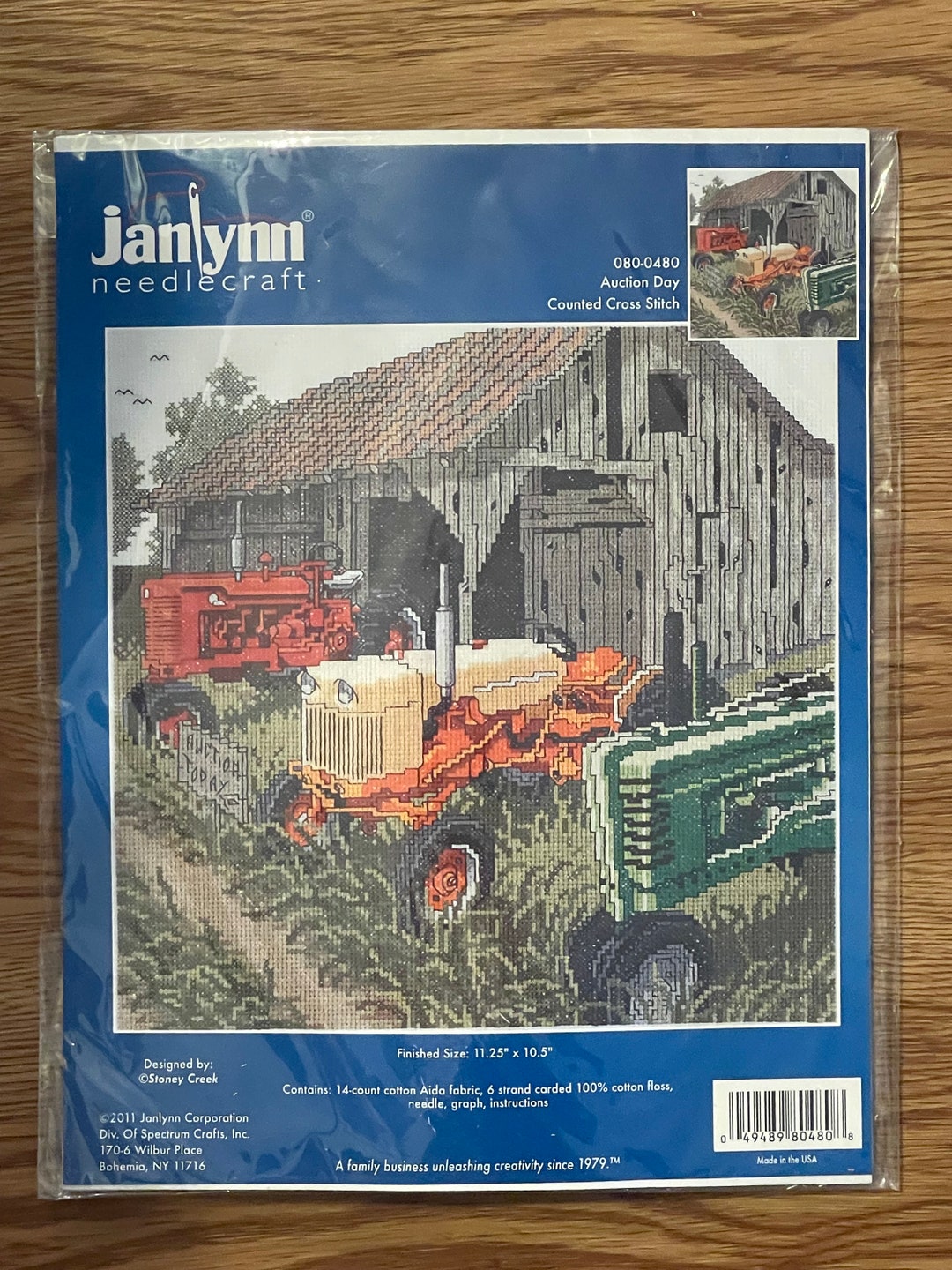 Janlynn Needle Craft Counted Cross Stitch - Auction Day - Etsy