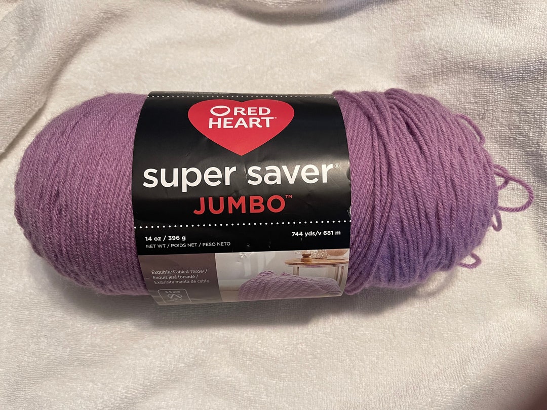 Red Heart Super Saver Jumbo Yarn - Etsy