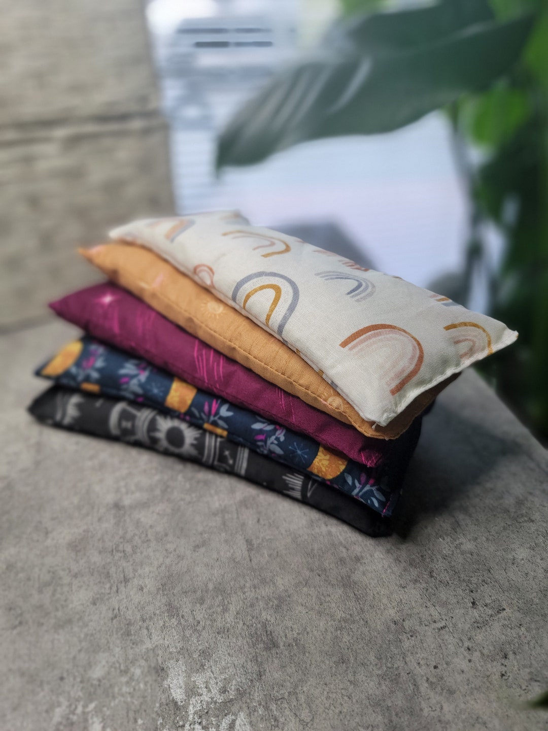 Weighted Eye Pillow Hot/cold aromatherapy Options Organic - Etsy
