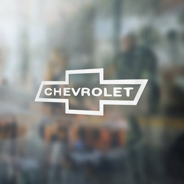 Chevrolet Script Decal - Etsy