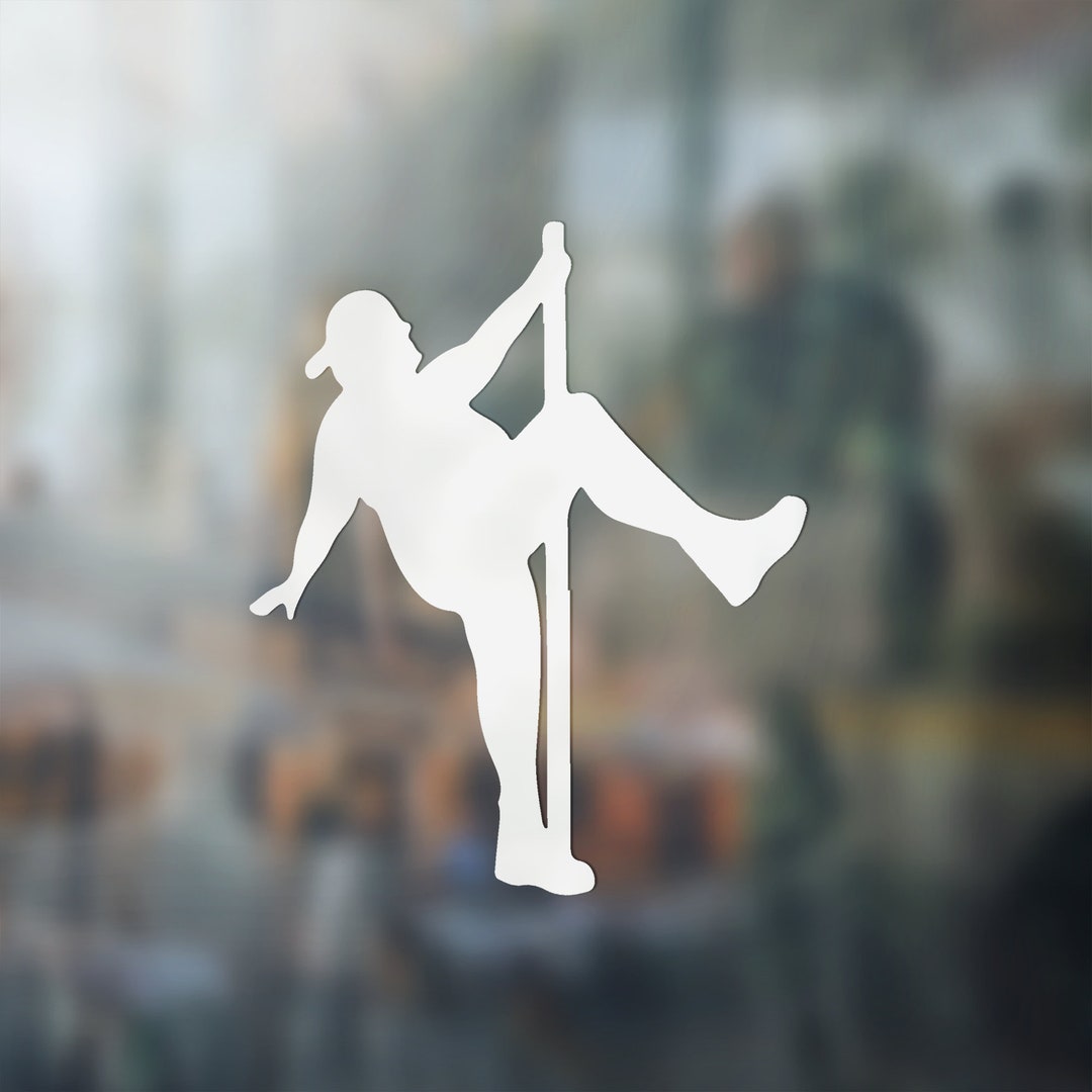 Mudflap Girl Dad Bod Pole Dancer Premium Vinyl Decal - Etsy
