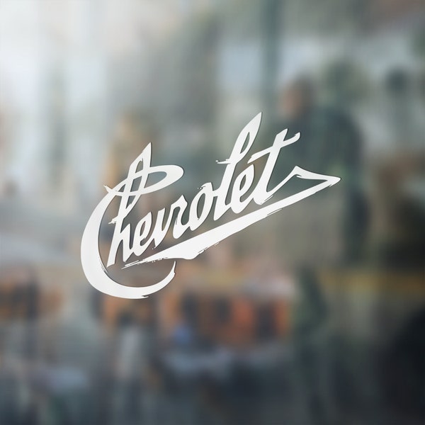 Chevrolet Script Decal - Etsy