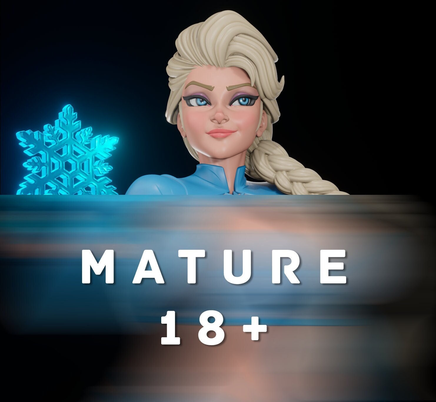 18 COLD WITCH Mature W/nsfw Options Painted Figure - Etsy