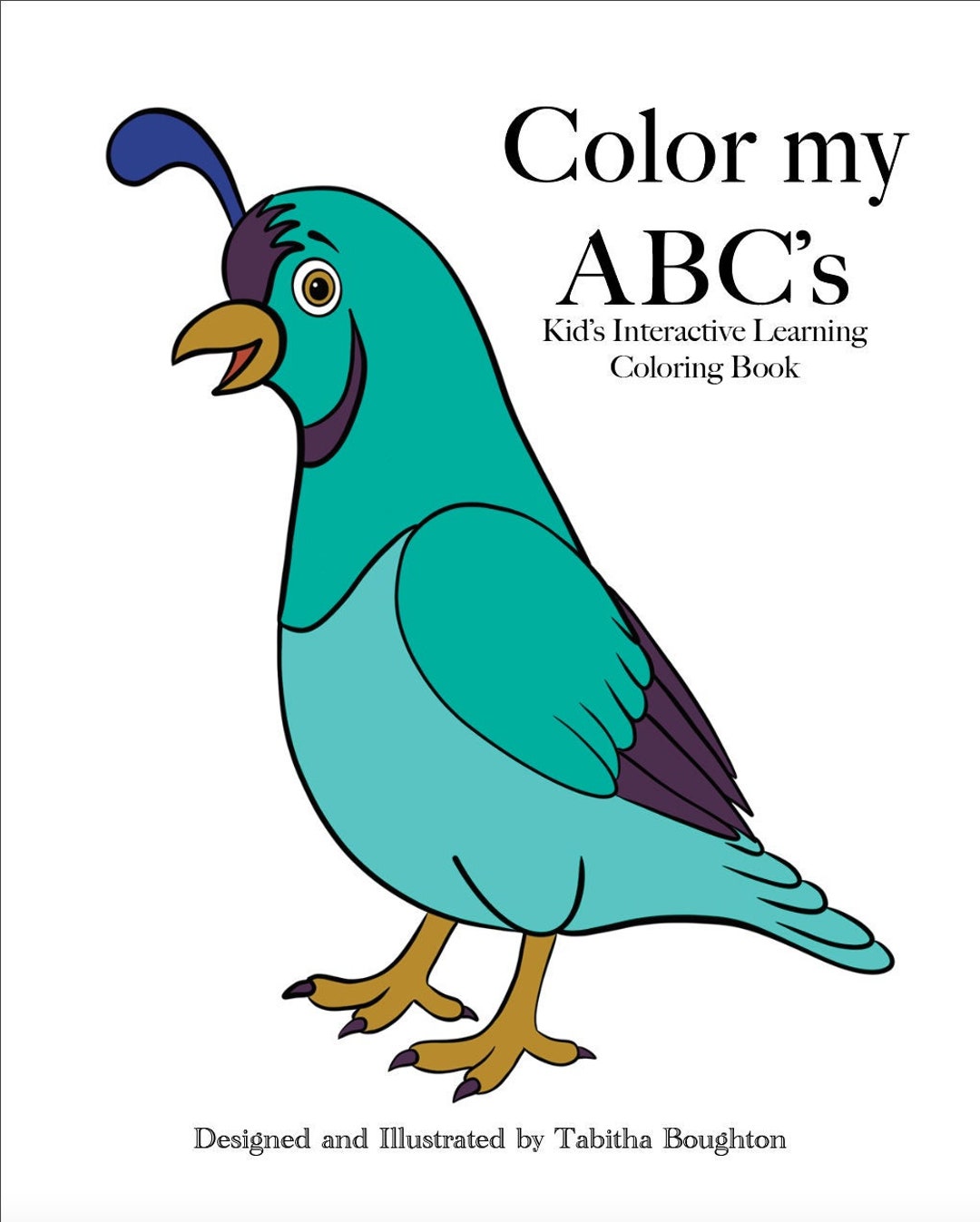 Libro para colorear de aprendizaje interactivo Color My ABC's Kids ...