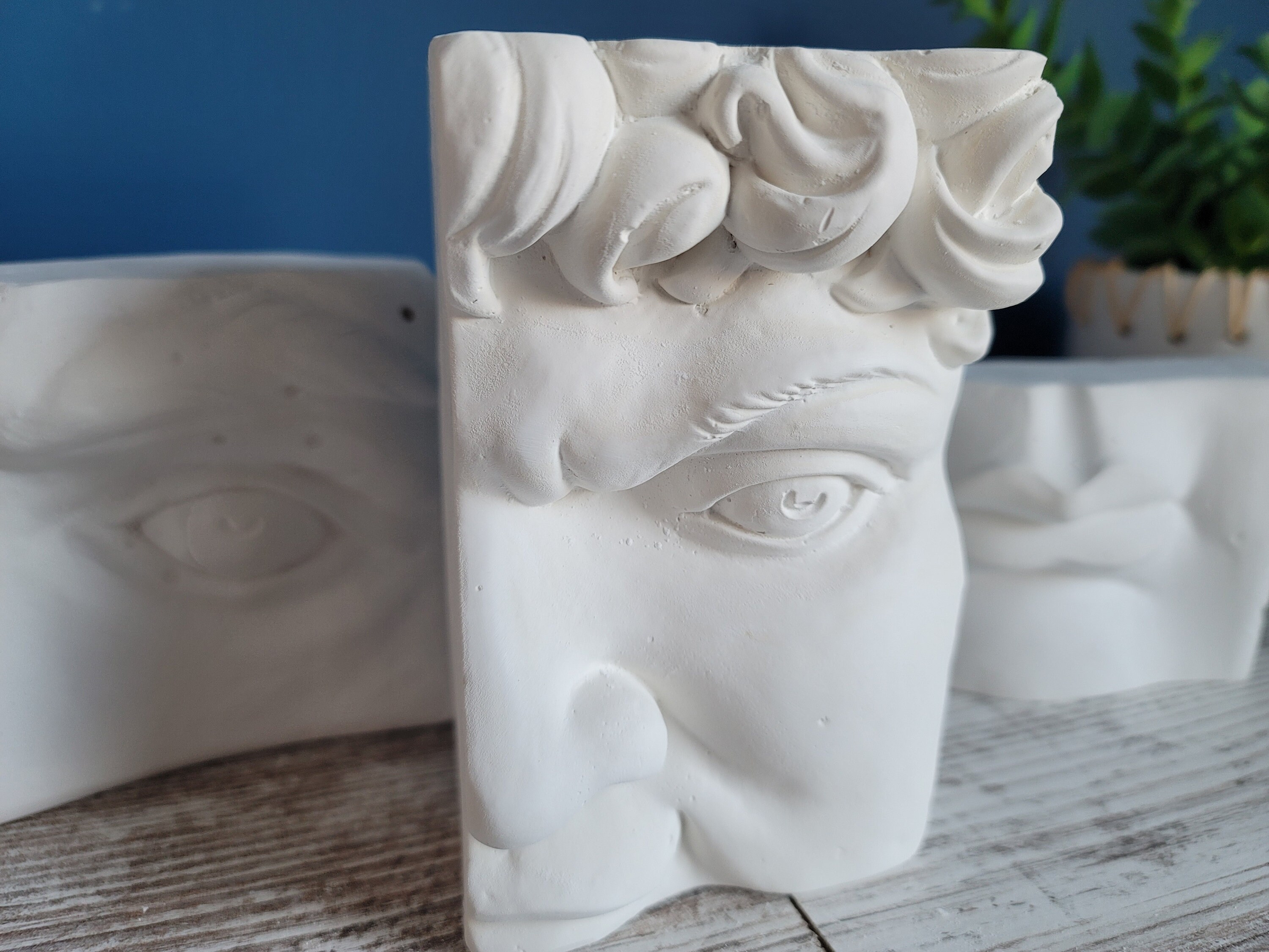 David Face Antique Bust Figurine, Parts of the Face David Bust ...