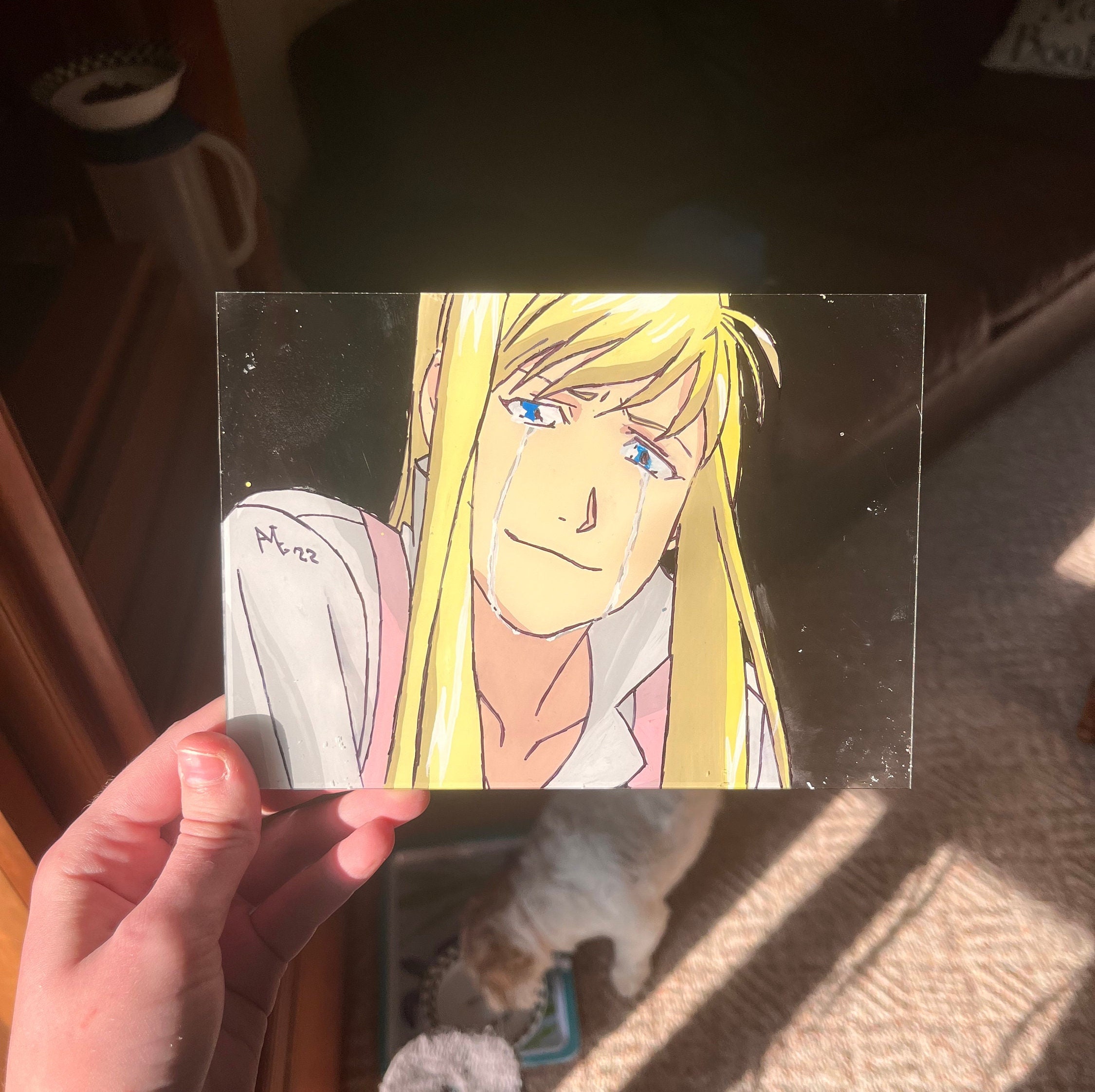 Winry Rockbell Fullmetal Alchemist Glass Painting - Etsy