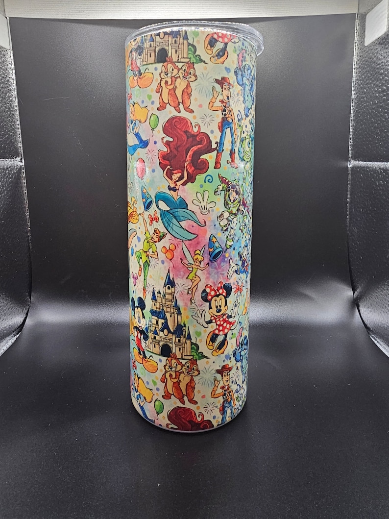 Disney Tumbler, Character Inspired Cup, Mickey Mouse Drinkware, Gift ...