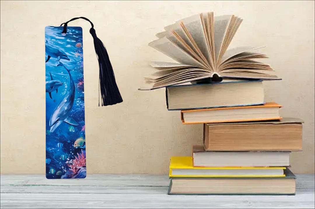 Aluminum Dolphin Bookmark, Cute Page Holder, Animal Lover Gift, Reading ...