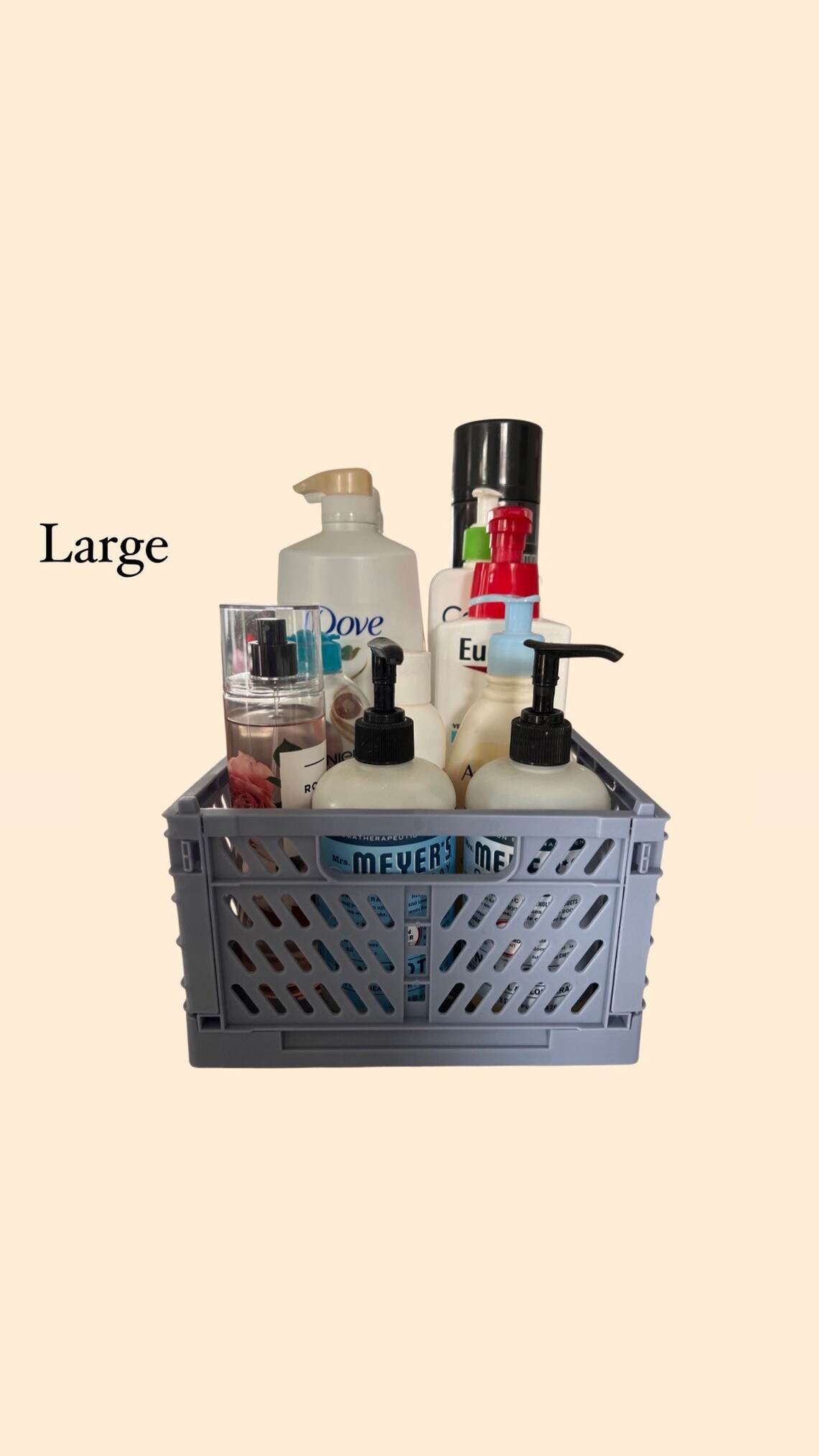 Stackable Crates Pastel Foldable Storage Mini Colorful - Etsy