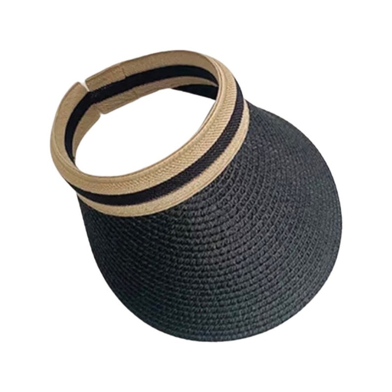 Wicker Visor Straw Sun Visor Vacation Hats for Kids Beach - Etsy