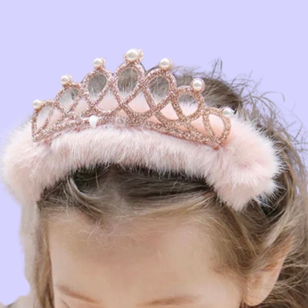 Princess Tiara for Little Girls, Slumber Party Accessories, Kids Crown ...