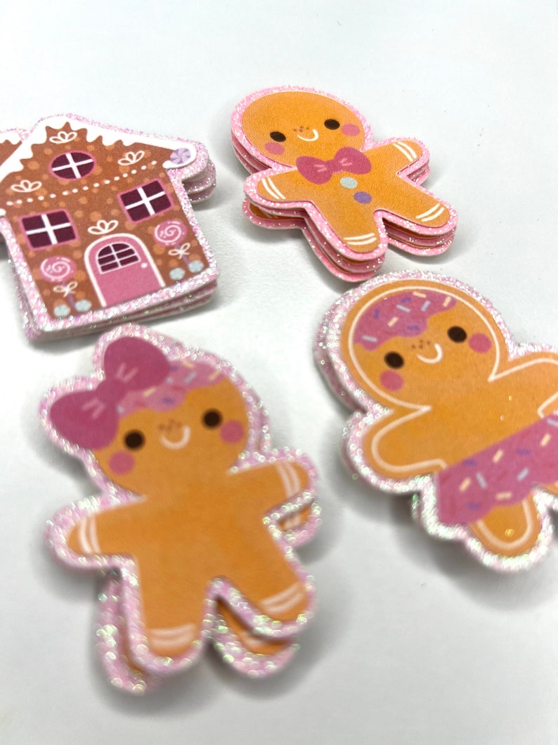 Gingerbread Man Treat Toppers - Etsy